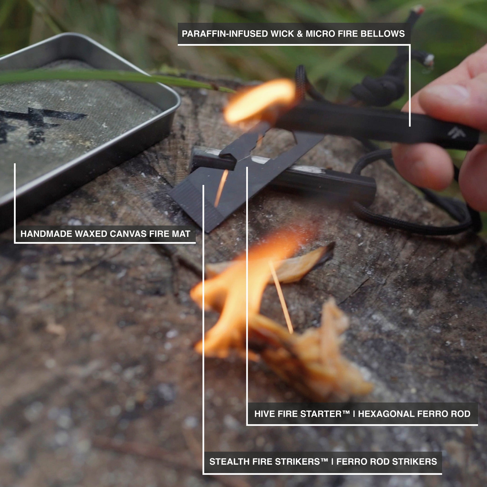 Pocket Fire Kit | Includes 3" Hive Fire Starter™ – www ...